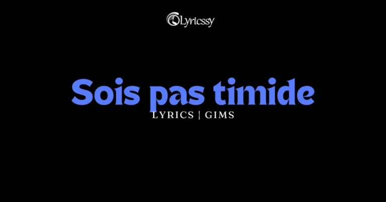 Sois pas timide Lyrics - Gims - Lyricssy